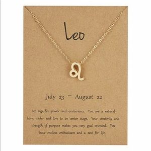Jewelry | 212new Leo Zodiac Sign Gold Necklace | Poshmark